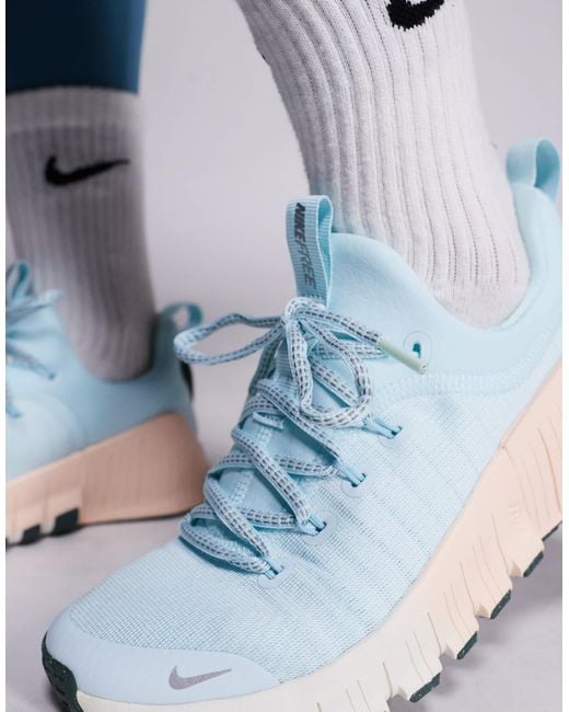 Nike Free Metcon 6 Premium Sneakers in Blue | Lyst