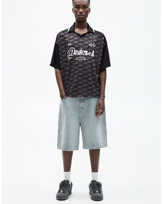 Pull&Bear Stwd @riginal Club Football T-shirt in Grey for Men | Lyst UK