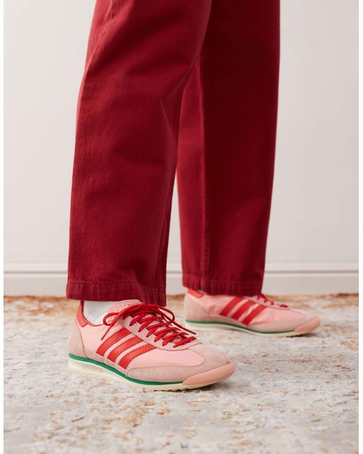 adidas Originals Sl 72 Og Trainers in Red | Lyst