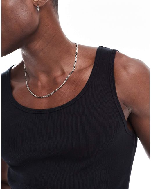 ASOS 2 Pack Muscle Fit Rib Singlets in Black for Men | Lyst