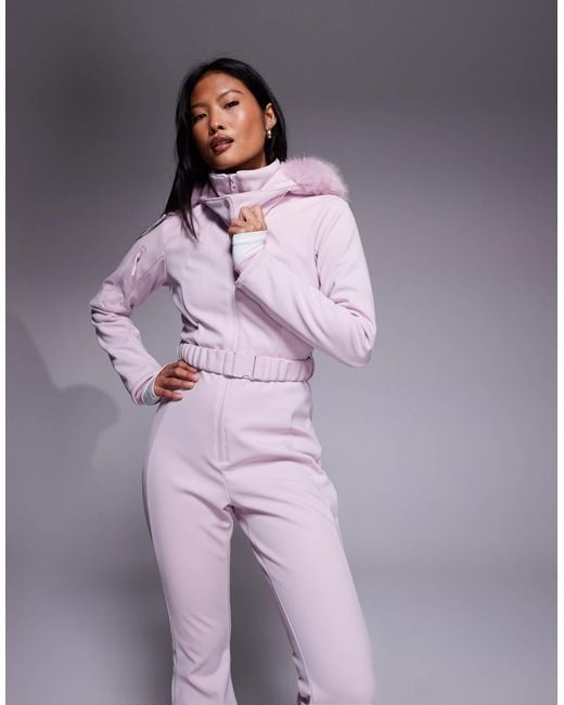ASOS 4505 Ski & Snow Asos 4505 Petite Ski Soft Shell Belted Ski Suit ...