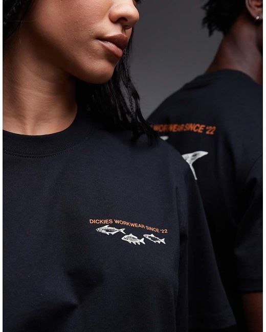 Dickies Laryville Graphic Backprint T-shirt in Black | Lyst UK