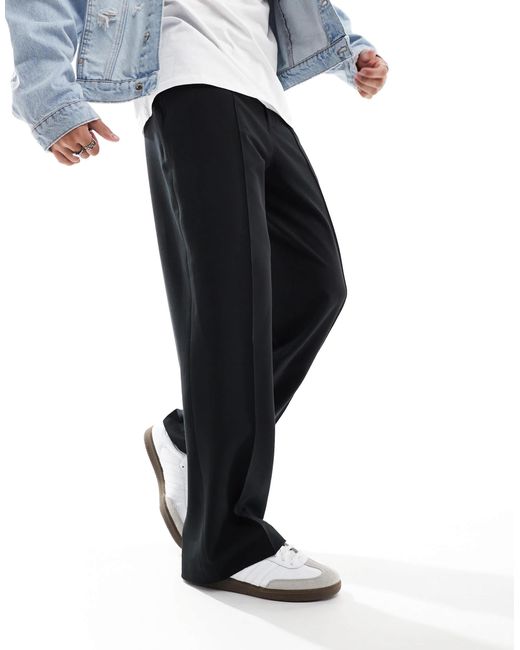 ASOS Smart Cropped Pants in Black for Men | Lyst