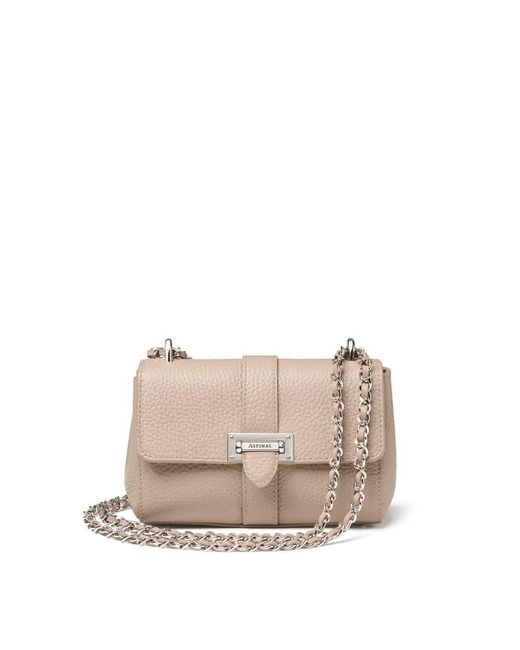 Aspinal of London Micro Lottie Crossbody in Natural | Lyst