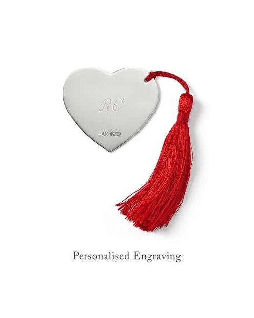 Aspinal of London Heart Bookmark in Grey | Lyst UK