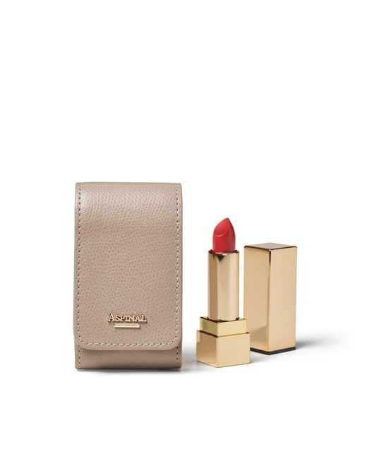 Aspinal of London Duo Lipstick Case in Natural | Lyst