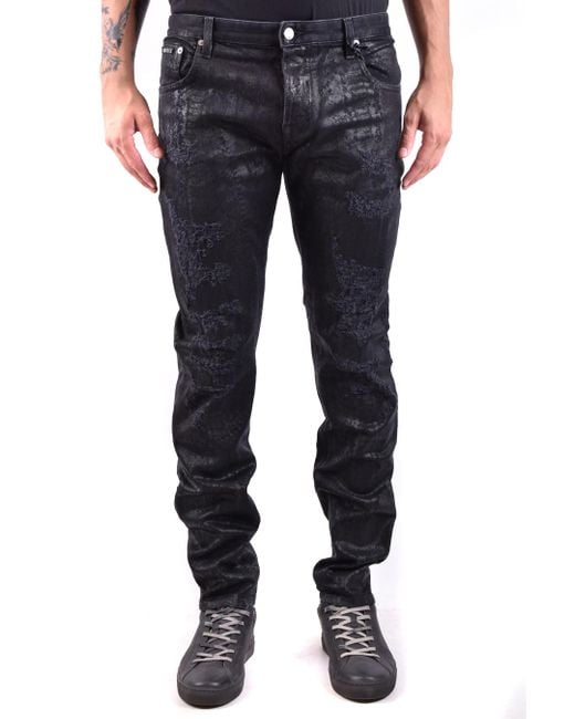 Roberto Cavalli Denim Jeans in Black (Blue) for Men | Lyst