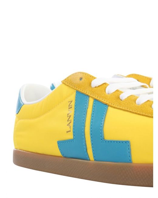 Lanvin Synthetic "jl" Nylon Sneakers in Yellow for Men - Save 8% - Lyst