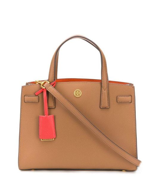 Tory Burch Brown Leather Purse | semashow.com