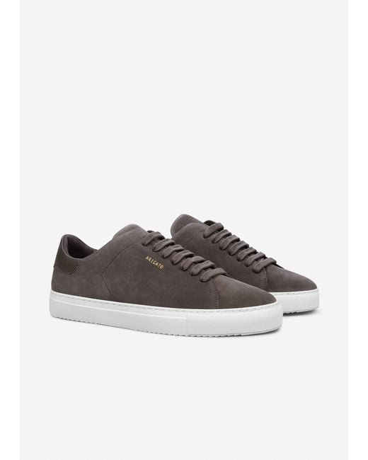 Axel Arigato Clean 90 Suede Sneakers in Black for Men | Lyst