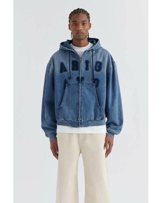 Axel Arigato Venice Bomber Jacket in Blue for Men | Lyst UK