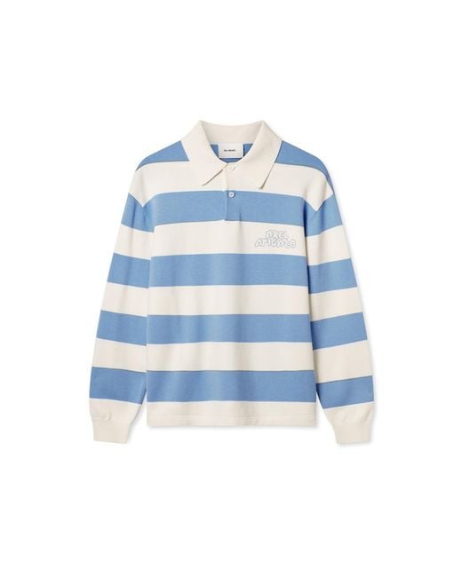 Axel Arigato Rey Polo Sweater in Blue | Lyst UK