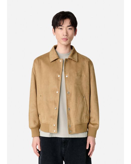 Axel Arigato Archetype Varsity Jacket in Natural for Men | Lyst