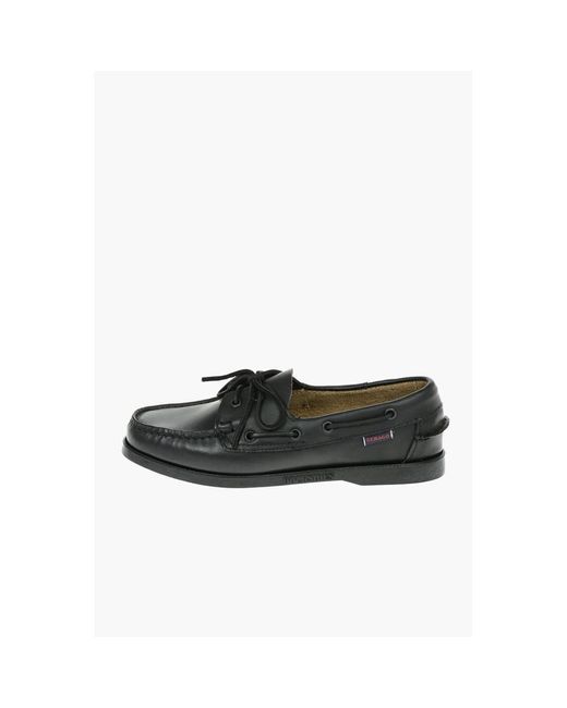 Sebago High Top Sneakers in Black | Lyst