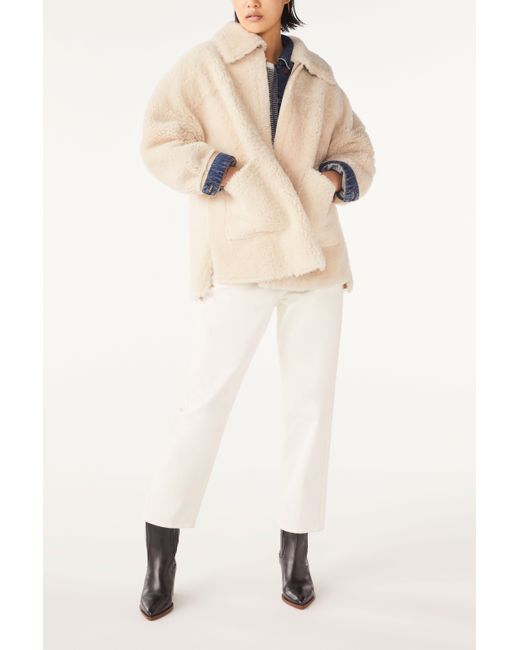 Ba&sh Jacket Yon in Natural | Lyst