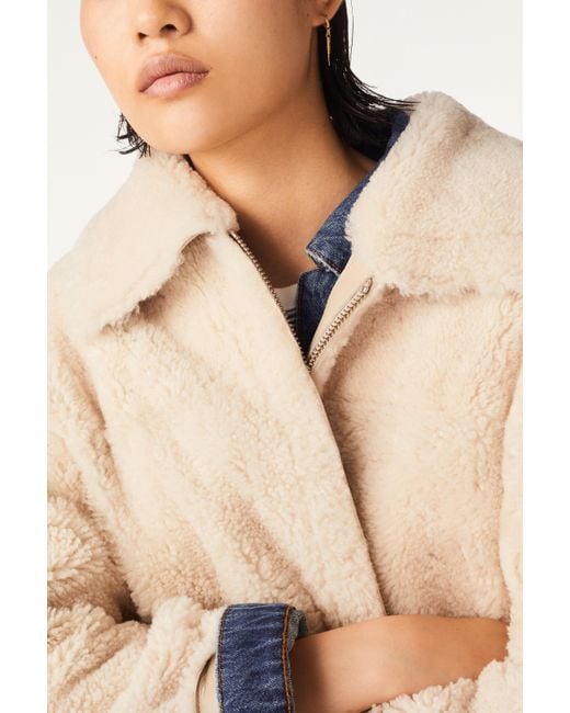 Ba&sh Jacket Yon in Natural | Lyst
