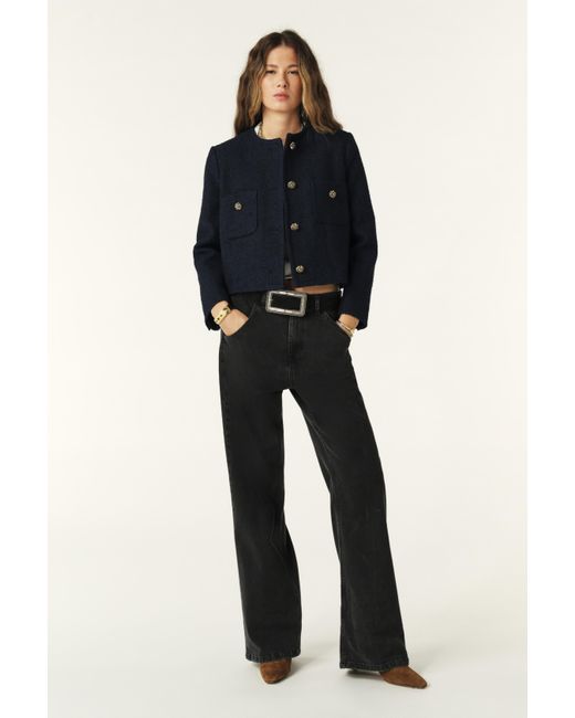 Ba&sh Jacket Meredith in Black | Lyst