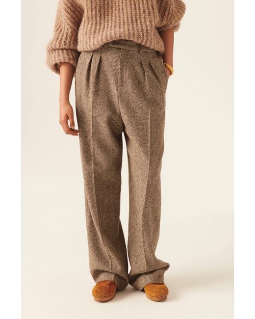 Ba&sh Pants Baron in Brown | Lyst