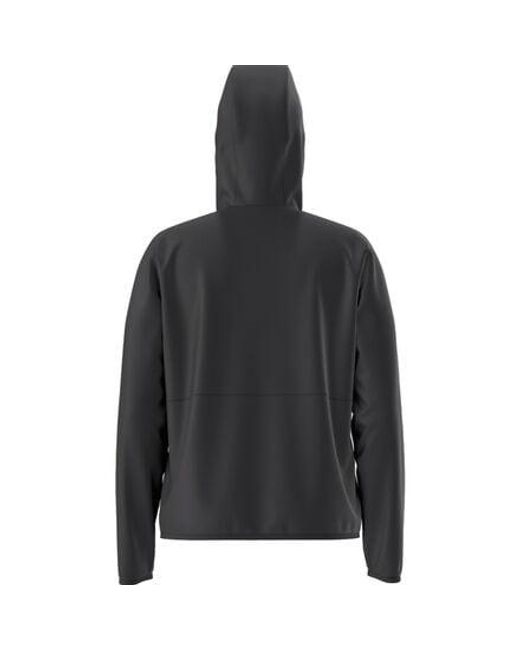 The North Face Recycled Fleece Pullover Hooded Jacket in Black | Lyst
