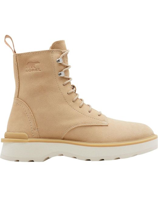 Sorel Hi-line Lace Boot in Natural | Lyst Sorel Hi-line Lace Boot in Natural | Lyst