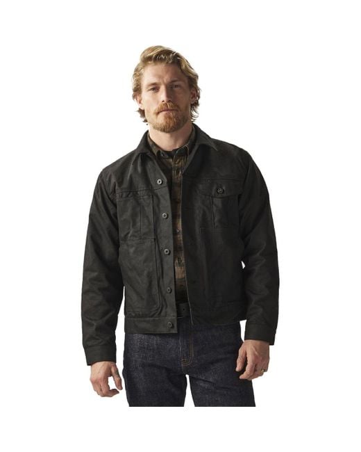 Filson Cruiser Short Lined Jacket in Black for Men | Lyst