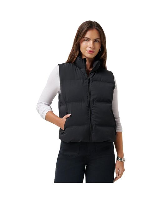 Travis Mathew Moontide Bonded Vest in Black | Lyst