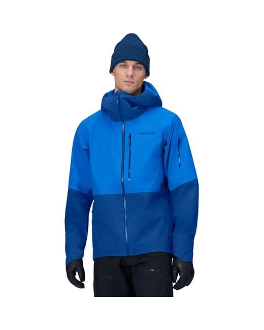 Norrøna Weatherproof GORE-TEX Ski Jacket in Blue | Lyst