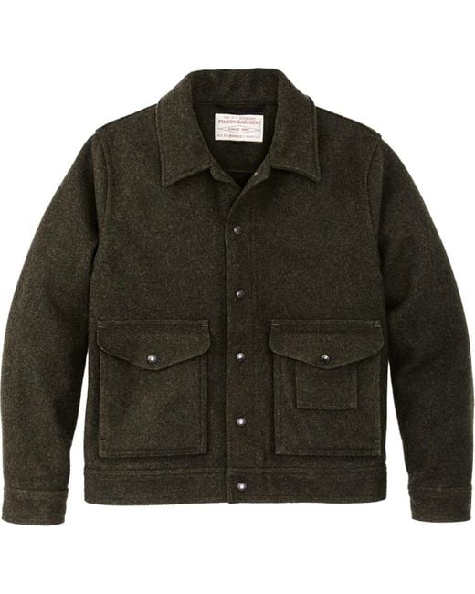 Filson Mackinaw Wool Work Jacket in Green for Men | Lyst Filson Mackinaw Wool Work Jacket in Green for Men | Lyst
