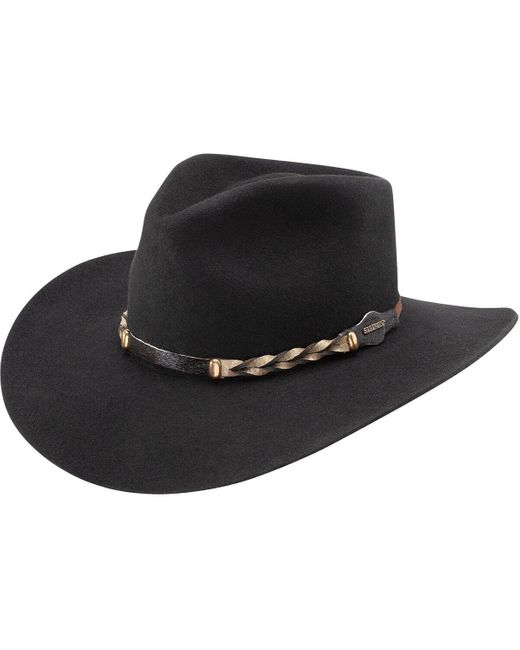 Stetson Drifter Hat in Black | Lyst