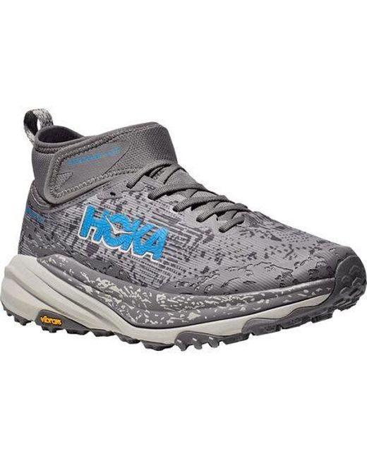Hoka One One Speedgoat 6 Mid Gtx Trail Running Shoe in Blue | Lyst