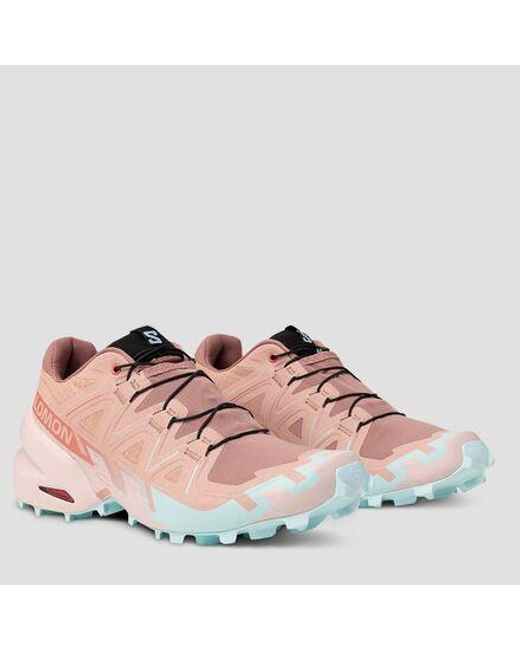 Salomon Speedcross 6 Trail Running Shoe in Pink | Lyst