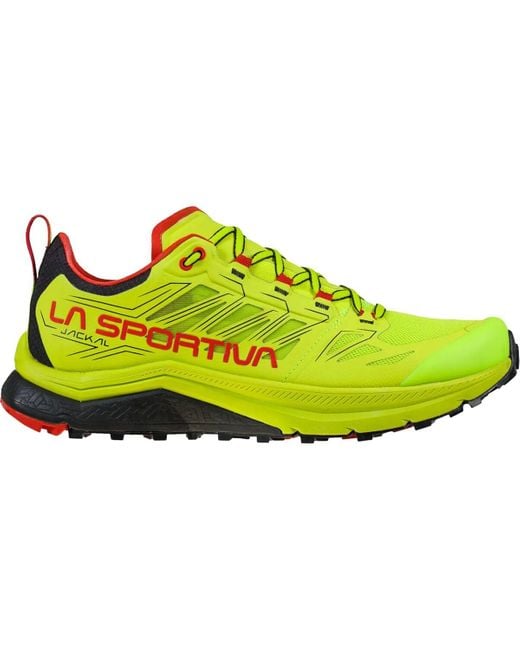 La Sportiva Jackal Ii Trail Running Shoe in Yellow for Men | Lyst