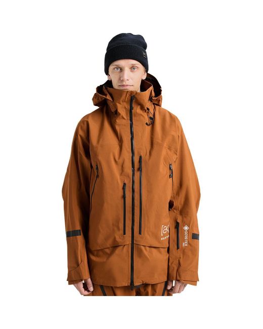 Burton Ak Acamar Gore-Tex Pro 3L Jacket in Brown | Lyst