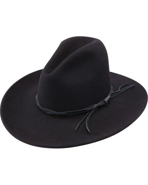 Stetson Wool Gus Crushable Hat in Black for Men - Lyst Stetson Wool Gus Crushable Hat in Black for Men - Lyst