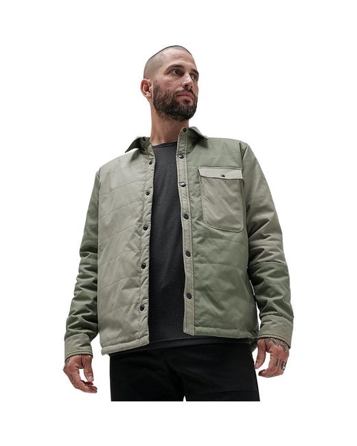 SPC/LST Synapse Shirt Jacket in Green | Lyst