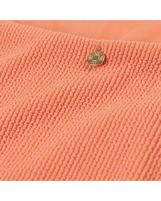 Rhythm Isla Rib Hi Cut Bikini Bottom in Orange | Lyst