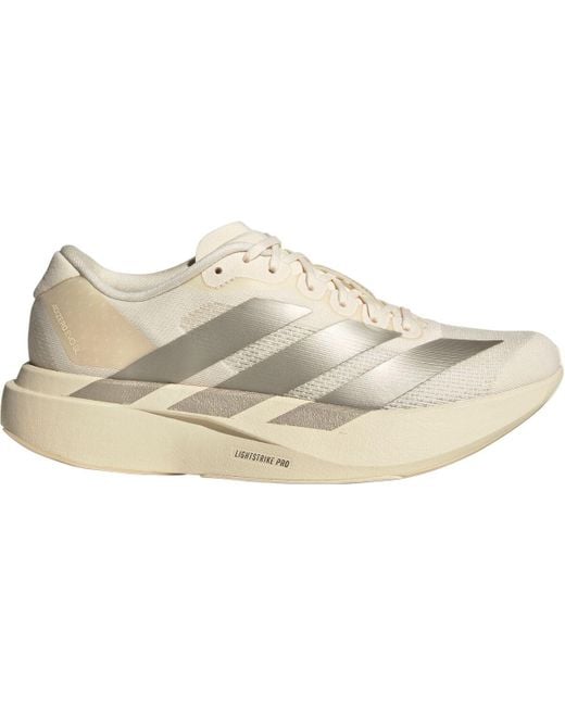 adidas Adizero Evo Sl Running Shoe in Natural | Lyst