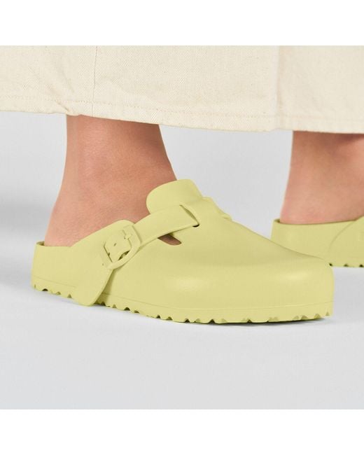Birkenstock Boston Eva Narrow Clog in Yellow | Lyst