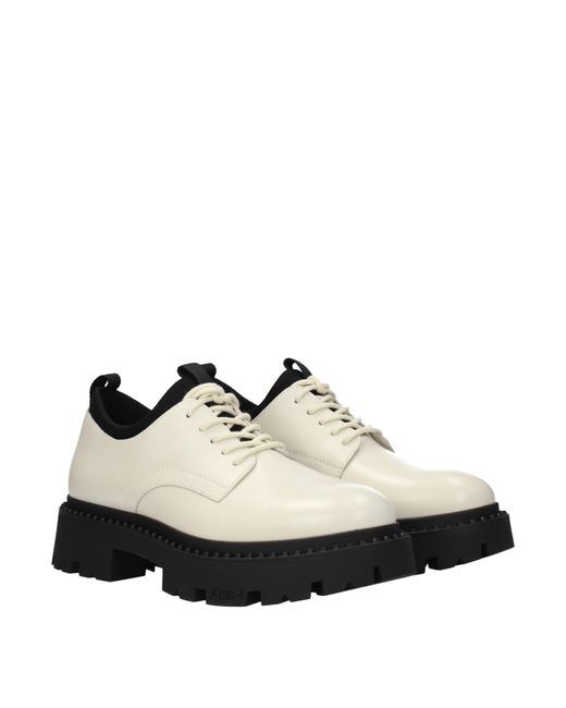 Ash Derby Leather/Ivory in Black for Men | Lyst