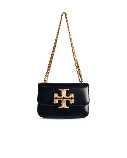 Tory Burch 'Eleanor' Lear Crossbody Bag in Black | Lyst