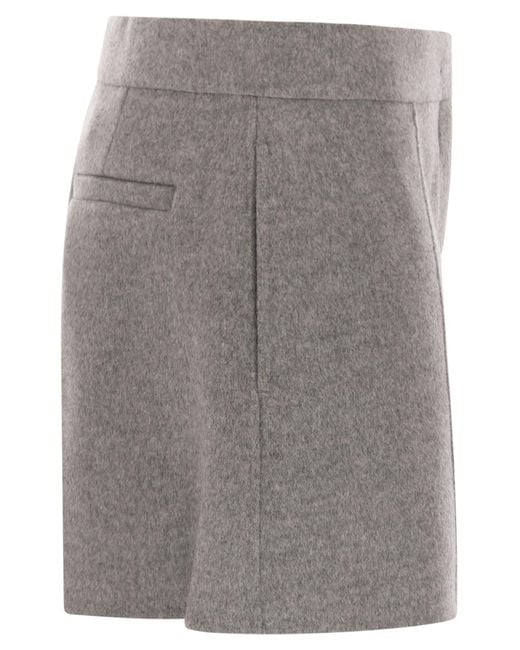Sportmax Tailored Shorts With Pressed Pleats And Classic Detailing in ...