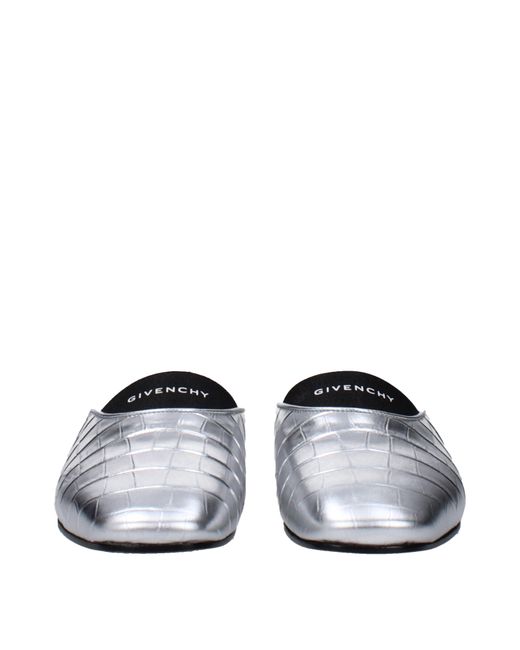 Givenchy Slippers And Hooves Dune Leather in Gray for Men | Lyst