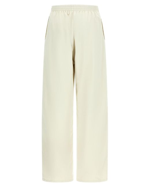 Balenciaga 'Cursive' Reversible Pants in White | Lyst UK