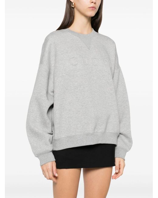 Gucci Felpa in Gray | Lyst