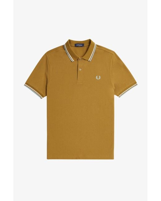 Fred Perry T Shirts And Polos in Yellow for Men | Lyst UK