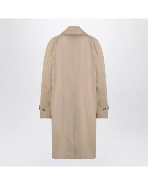 Burberry Heritage Camden Car Coat in Natural | Lyst UK