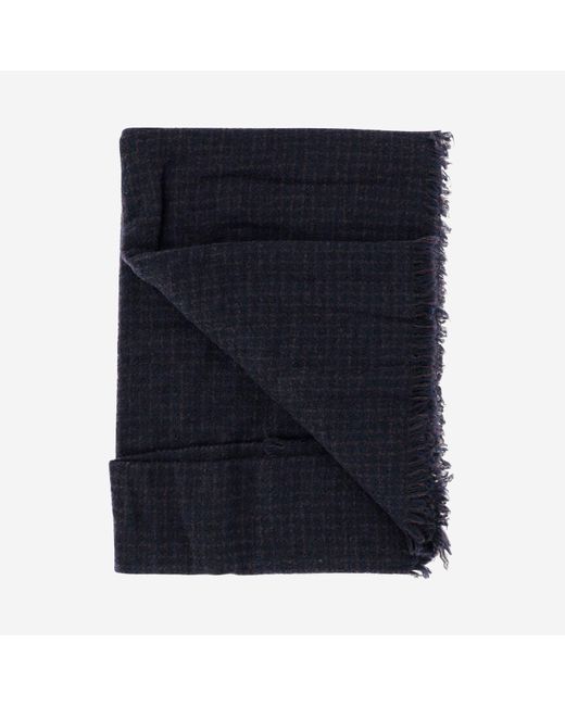 Faliero Sarti Marella Wool Blend Scarf in Blue for Men | Lyst UK