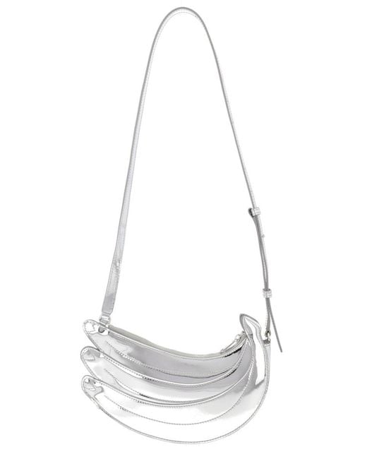 CASABLANCA Borsa "Banana" in White | Lyst Canada