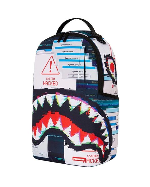 Sprayground Backpack "Shark Hacked" in Blue | Lyst UK
