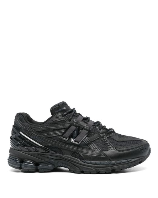 New Balance Mesh Lace-Up Sneakers in Black for Men | Lyst